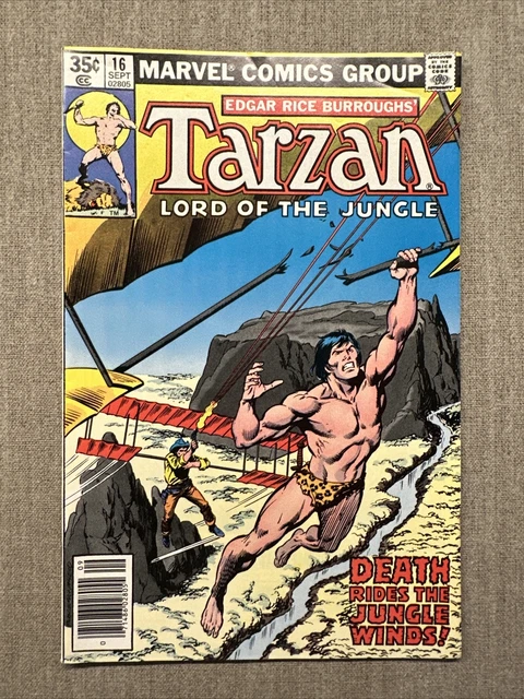 Tarzan Lord Of The Jungle 16 Marvel Comic 1978 Edgar Rice Burroughs
