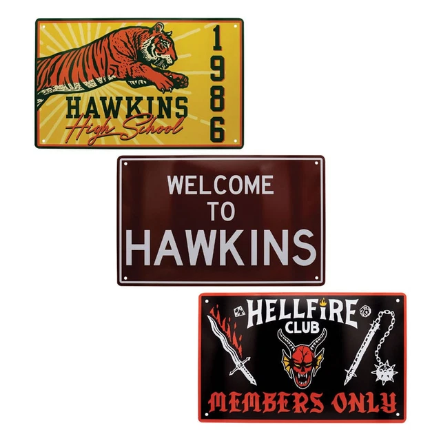 STRANGER THINGS TIN Signs 3 Pack FaNaTtik EUR 41,90 - PicClick FR