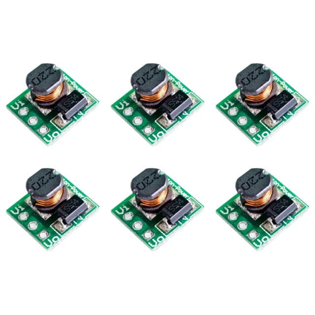 DC-DC STEP UP Boost Converter Module 1.5V 1.8V 2.5V 3V 3.3V 3.7V 4.2V To 5V (5V) EUR 8,75 ...