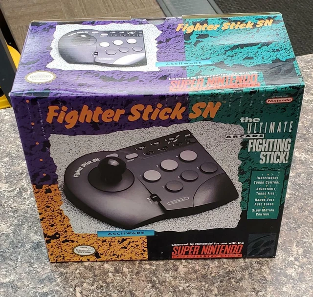 ASCIIWARE FIGHTER STICK SN 4920 for the Super Nintendo (New) $19.99 ...