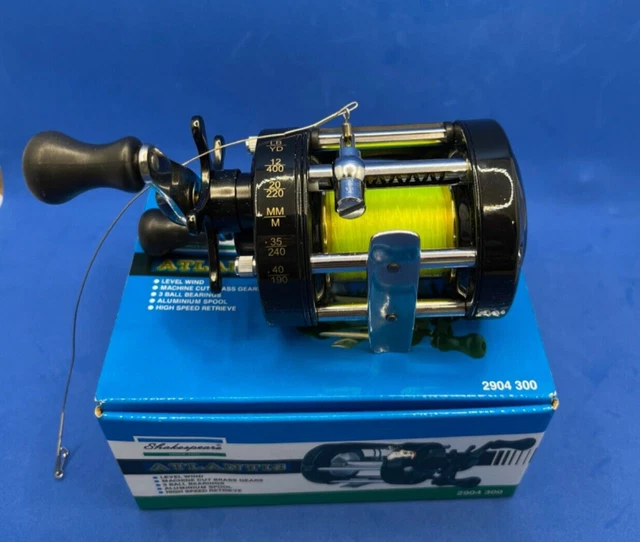 SHAKESPEARE ATLANTIS MULTIPLIER Reel 2904-300 £22.00 - PicClick UK
