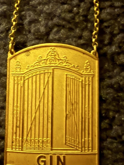 VINTAGE 1960S THE "21" Club 21 West 52nd New York Gilt GIN Liquor ...