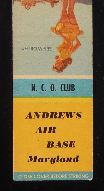 1940S N.C.O. CLUB Andrews Air Base Sexy PinUp Military See Camp Springs ...