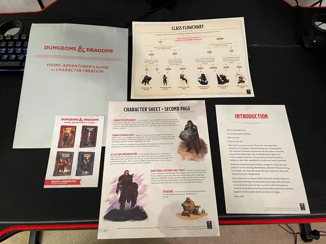 DUNGEONS & DRAGONS Young Adventurer's Guide Character Creation NYCC ...