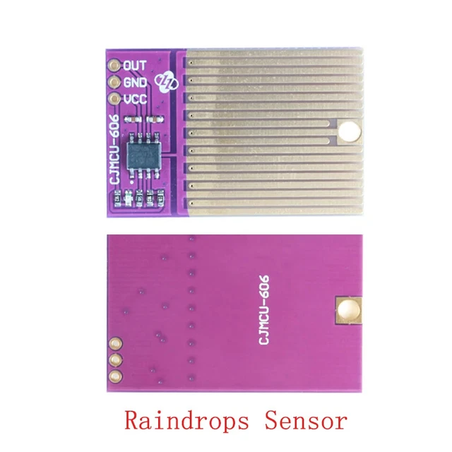 RAINDROPS DETECTION SENSOR Module Humidity Weather Limit Switch 3.3V-5V ...
