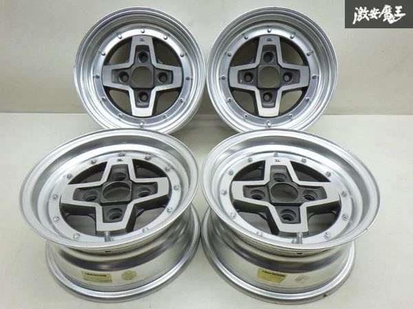 JDM ENKEI ENKEI SILVER STAR 13 inches 6J +10th place PCD 114.3 4H 4whe ...