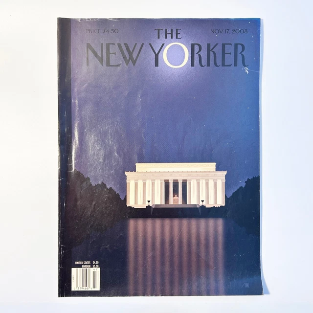 THE NEW YORKER Magazine November 17 2008 President Obama Election J ...