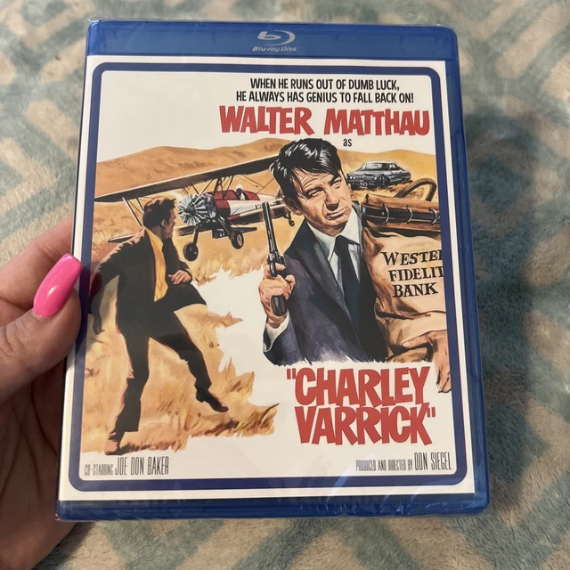 CHARLEY VARRICK BLU-RAY Kino Lorber Don Siegel Walter Matthau Brand New ...