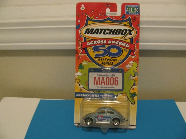 MATCHBOX ACROSS AMERICA 50th Birthday Series Massachusetts 1962 VW ...