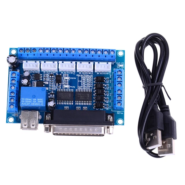 Mach3 Cnc 5 Axis Interface Breakout Board For Stepper Motor Driver Cnc Mill N 7h Eur 8 11
