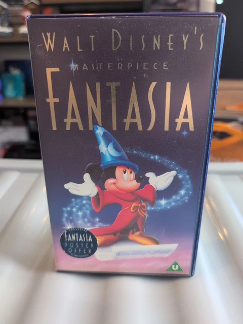 FANTASIA, WALT DISNEY, Animation Film VHS Video Tape £3.29 - PicClick UK