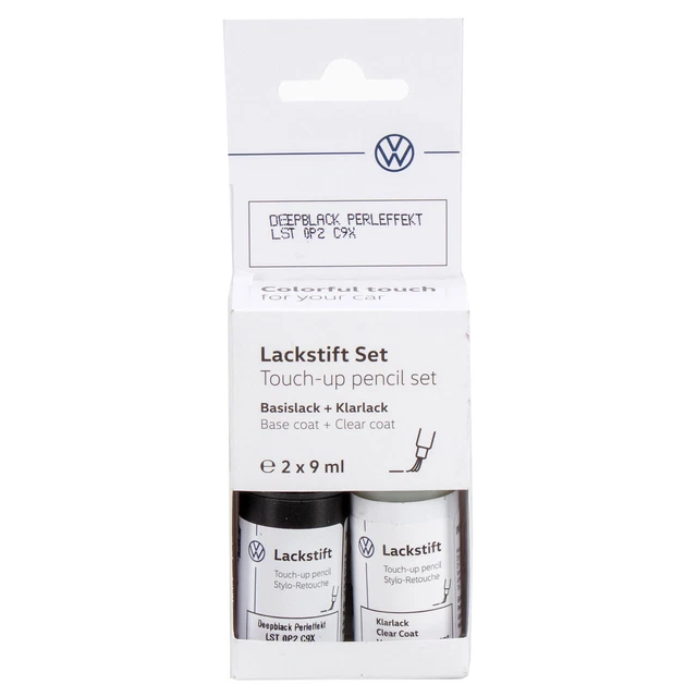 Vw Lackstift Deep Black Perleffekt