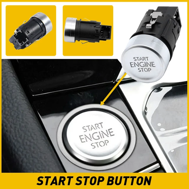 START STOP ENGINE Operating Button 5G2959839B3Q7 For Volkswagen Golf ...