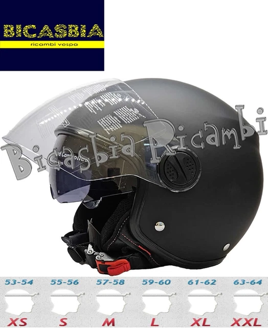 19878 - CASQUE Demijet Double Visière Approuvé Noir Mat Taille XL EUR ...