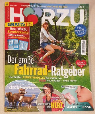 HÖRZU 18 - 2022 TV-Programm Fernsehprogramm v. 7.5. - 13.5.2022 - - NEU ...