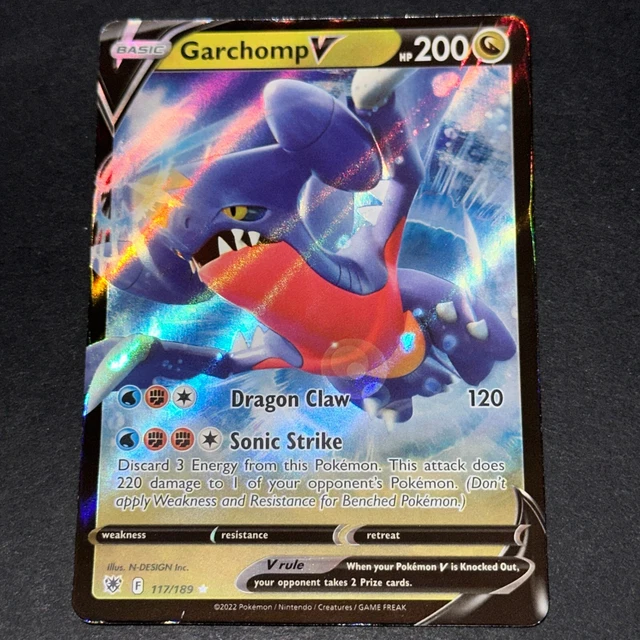 POKEMON SWSH ASTRAL Radiance Set ULTRA RARE Garchomp V 117/189 - Near ...