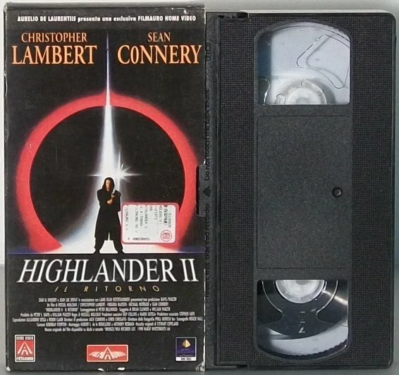 HIGHLANDER II - Il ritorno VHS Film Sean Connery Christopher Lambert ...