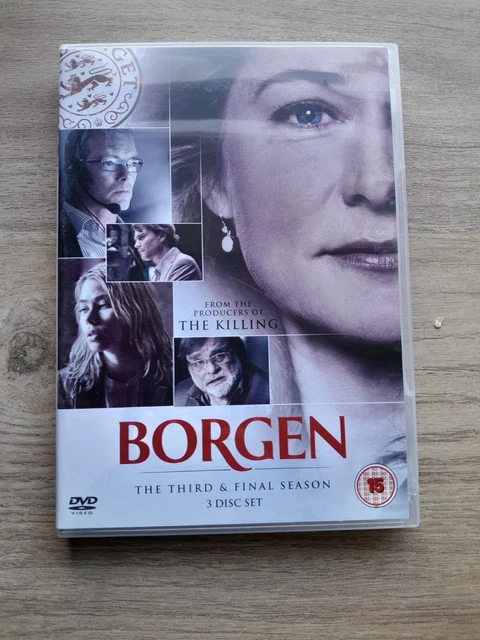 BORGEN DVD Third & Final Season 3 Disc Set Very Good Condition EUR 7,04 - PicClick IT