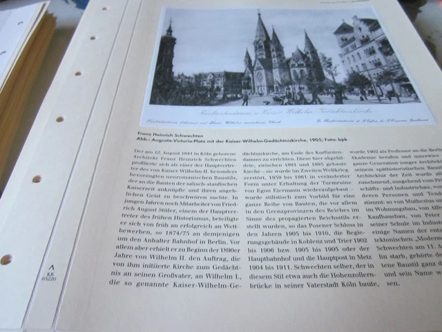 KAISERREICH ARCHIV N5 5220 Franz Heinrich Schwechten Architekt Kaiser W ...