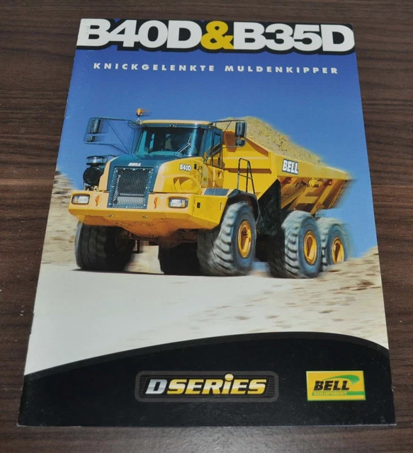 BELL B40D & B35D Series Articulated Dump Truck Brochure Prospekt $19.99 ...