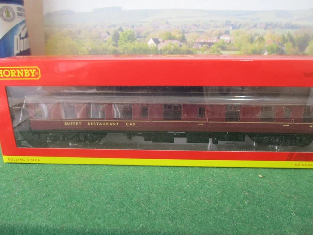 HORNBY 00 Br Mk1 Restaurant Buffet Coach Maroon 'W1739'. Cat No.r44971 ...