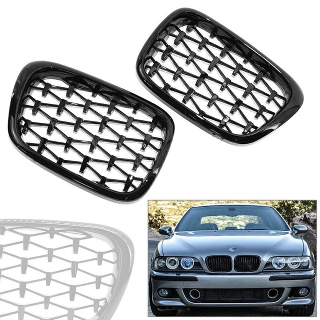 HONEYCOMBE STYLE FRONT Bumper Mesh Grille For BMW E39 5-Series 1999 ...
