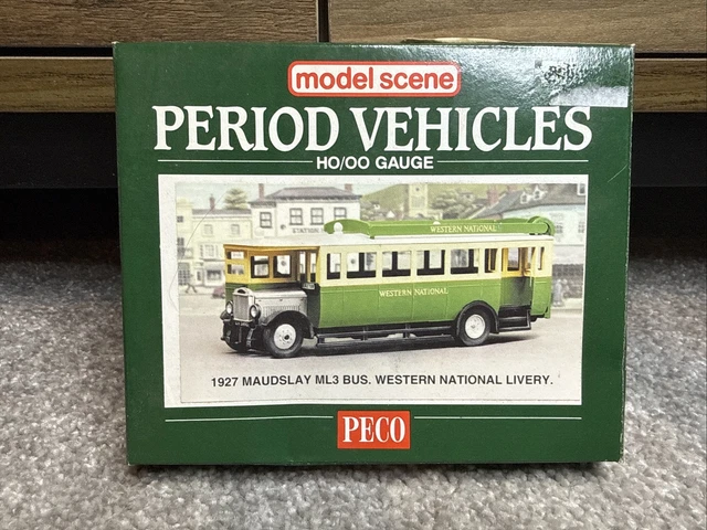 MODEL SCENE PECO Ho Oo Scale Model 1927 Maudslay Ml3 Bus Western ...