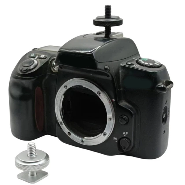 METAL HOT SHOE Mount Adapter with 1/4Inch Screw for Cameras Accessories ...
