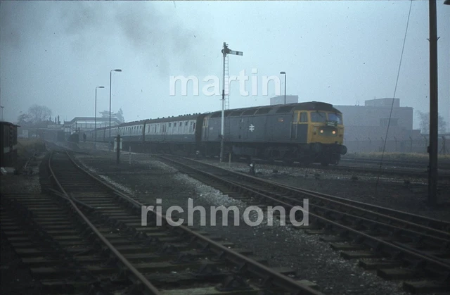 STRATFORD ON AVON Class 47 47501 31.1.81 Agfachrome 35mm Slide RN381 £2 ...