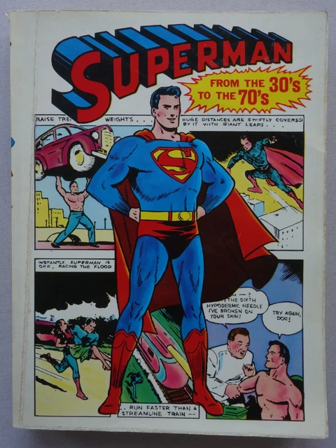 SUPERMAN 1930S TO the 1970s Comic Strip Reprint Book 1979 VG- £0.99 - PicClick UK