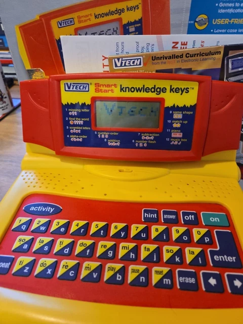 VTECH SMART START Knowledge Keys Activity Learning Computer Vintage £20 ...