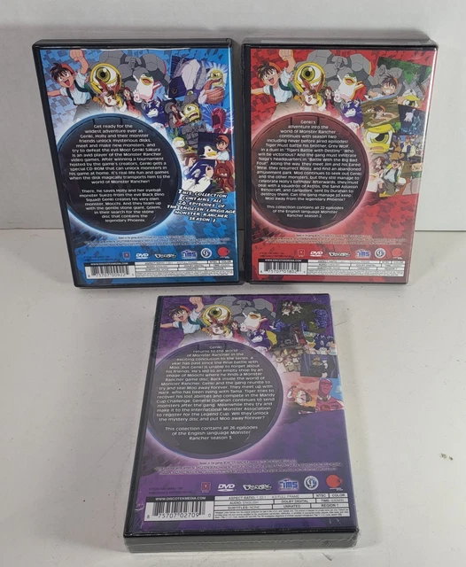 MONSTER RANCHER DVD Complete Series Seasons 1-3 Region 1 NTSC Season 2 ...