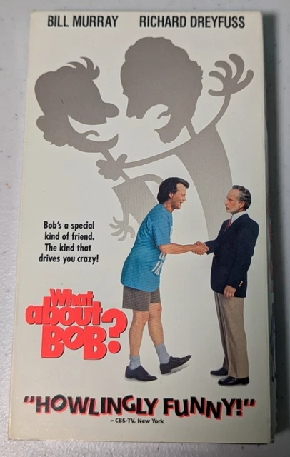 WHAT ABOUT BOB (VHS, 1991) Bill Murray Vintage Classic £3.84 - PicClick UK