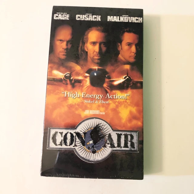 1997 CON AIR VHS Nicolas Cage John Cusack Sealed Movie $21.42 - PicClick CA