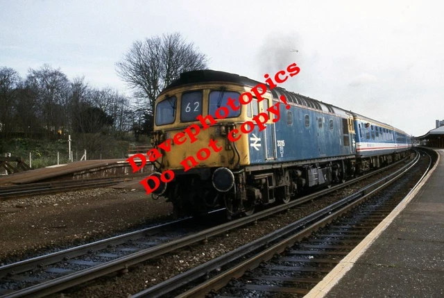 ORIGINAL 35MM Slide Diesel / Electric Train / Railway 33115 Basingstoke ... ORIGINAL 35MM Slide Diesel / Electric Train / Railway 33115 Basingstoke ...