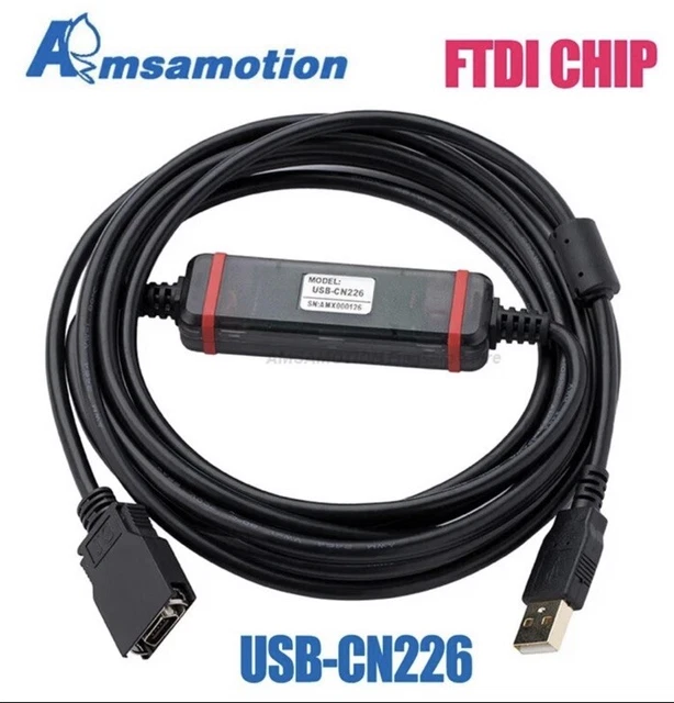 USB-CN226 USB PROGRAMMING Cable for Omron CS/CJ/CQM1H CPM2C PLC FTDI ...