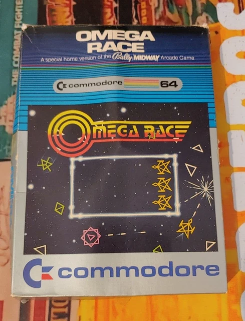 OMEGA RACE (COMMODORE 1983) (Modul, Manual, Box) C64 Classic-Game CIB 8 ...