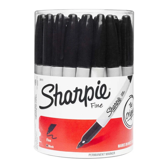 SHARPIE FINE 1.0MM Permanent Marker 36pcs (Black) $89.95 - PicClick AU