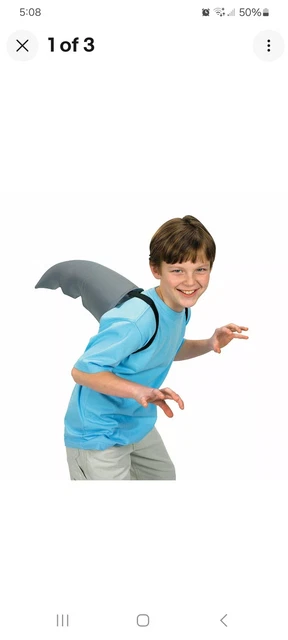 SHARK FIN COSTUME Accessory Halloween Party Cosplay Dress-Up 1 Piece ...