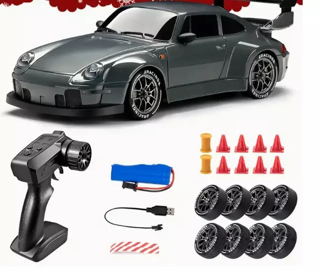 HIGH SPEED RC Drift 1:24 Vehicle Cars Sports 4WD Remote Control Racing ...