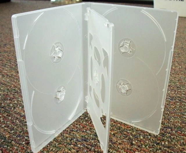 2 NEW HIGH Quality 14Mm Clear Slim 6 Disc 6-Dvd Cases - Dh6C $13.71 ...