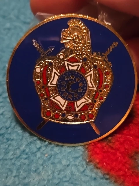 INTERNATIONAL ORDER DEMOLAY Masonic Youth Badge - Large Lapel Pin - 1 1 ...