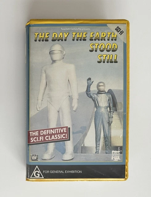 THE DAY THE Earth Stood Still [VHS] CBS Fox Video Ex-Rental Tape ...
