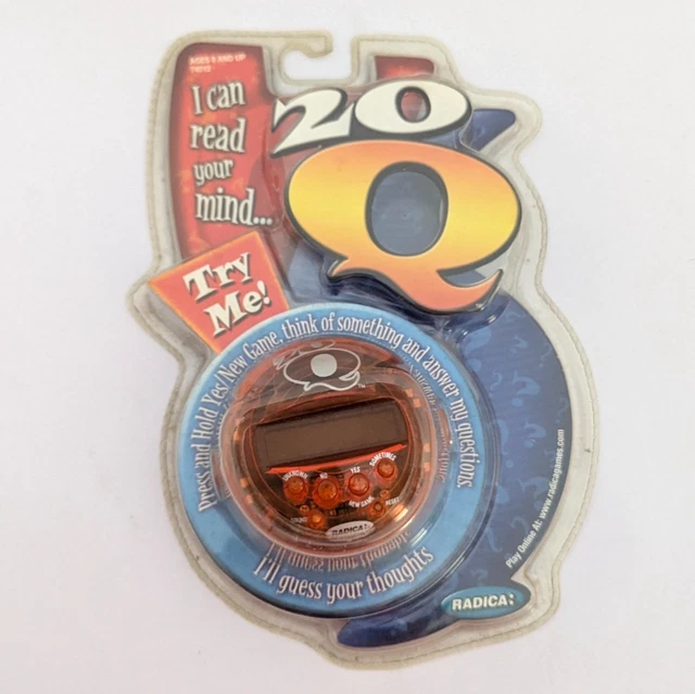 BRAND NEW SEALED 20 Questions 20Q Electronic Handheld Game Radica Orange 2003 $59.99 - PicClick AU