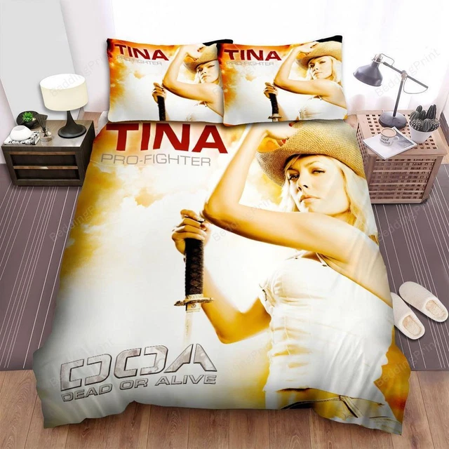 DOA DEAD OR Alive Tina Poster Quilt Duvet Cover Set King Super King ...