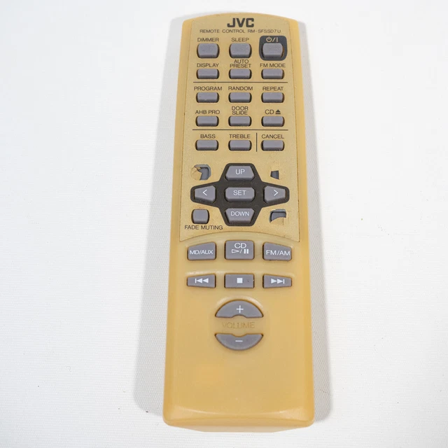 JVC RM-SFSSD7U AUDIO System Stereo Hi-Fi Remote Control - Genuine OEM ...