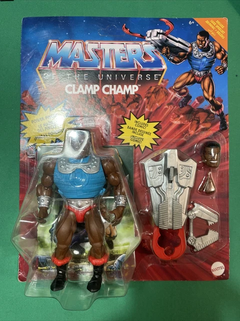 MATTEL MASTERS OF The Universe Origins He-Man Clamp Champ Motu Nuovo ...