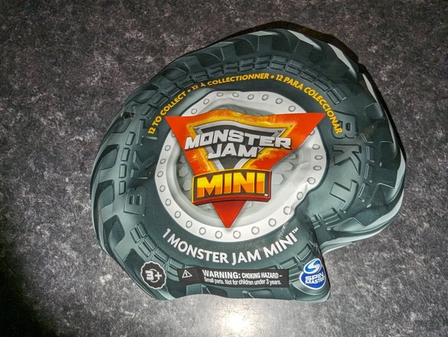 MONSTER JAM MINI Bakugan Dragonoid Light Blue Truck Spinmaster Brand ...