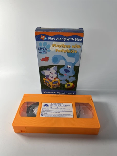 NICK JR BLUE’S Clues Playtime With Periwinkle VHS Video Tape ...
