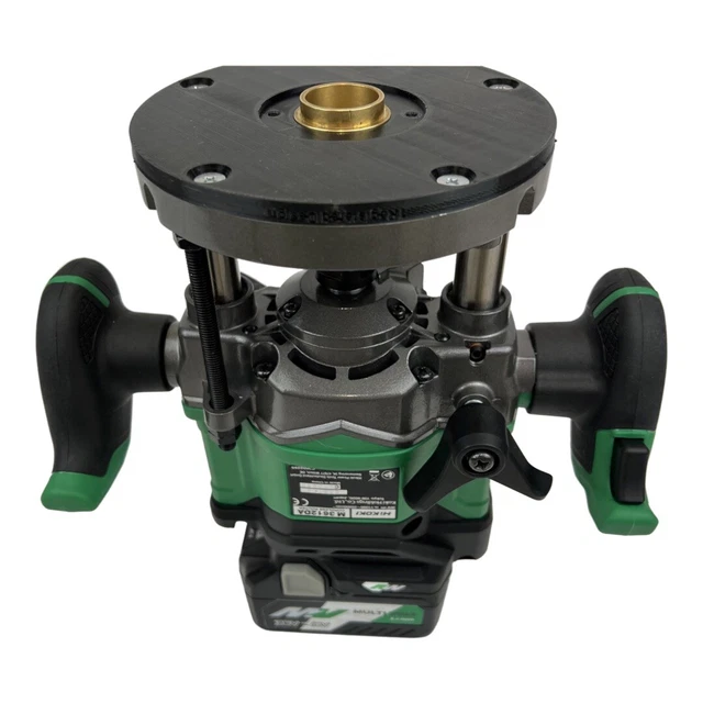 HIKOKI ROUTER BASE PLATE Guide Bush Adaptor HIKM3612DAJP 1/2 Plunge ...